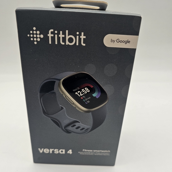 fitbit | Wearables | Fitbit Versa 4 Fitness Smartwatch Platinum ...